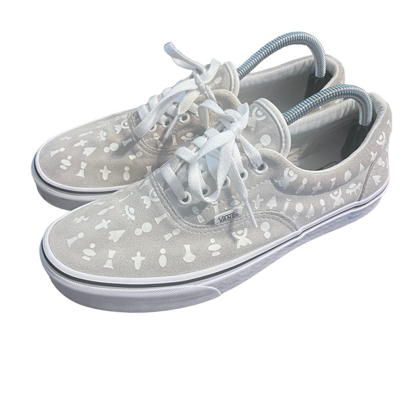 Vans | Shoes | Vans Cream Suede Alien Spacecraft Hieroglyphics Mens 9 ...